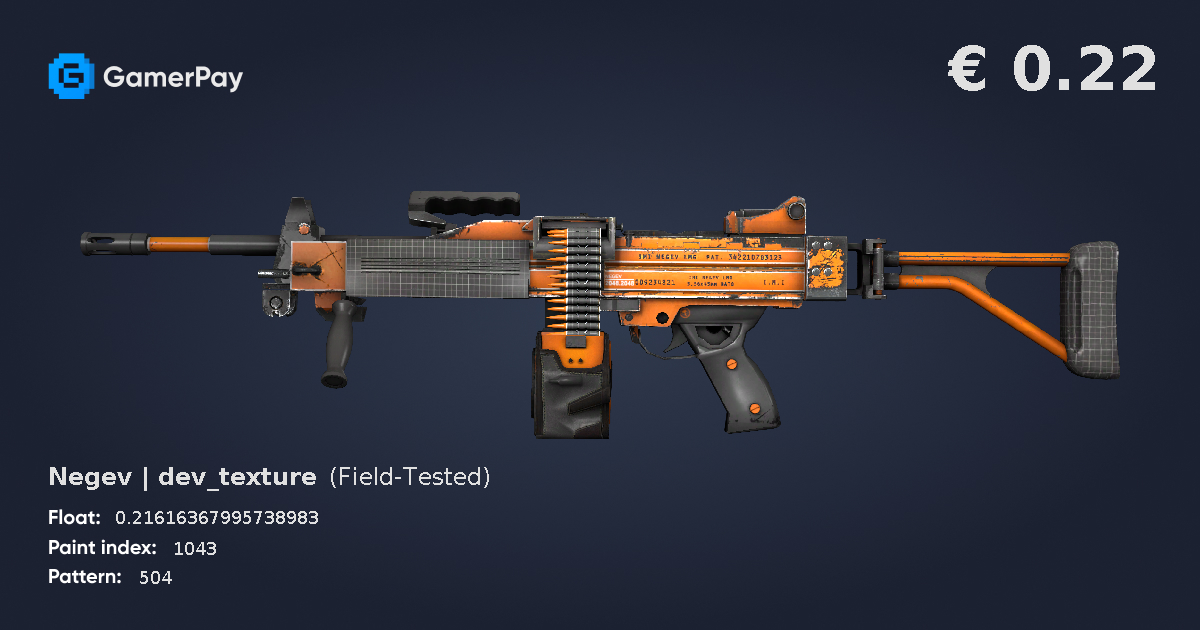 Negev | dev_texture on GamerPay