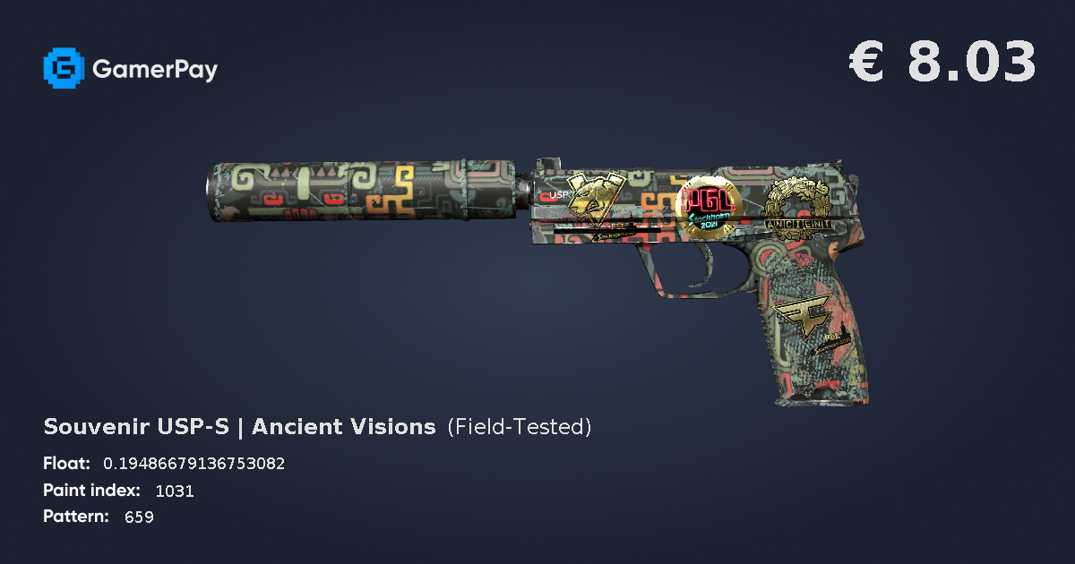 Souvenir USP-S | Ancient Visions on GamerPay