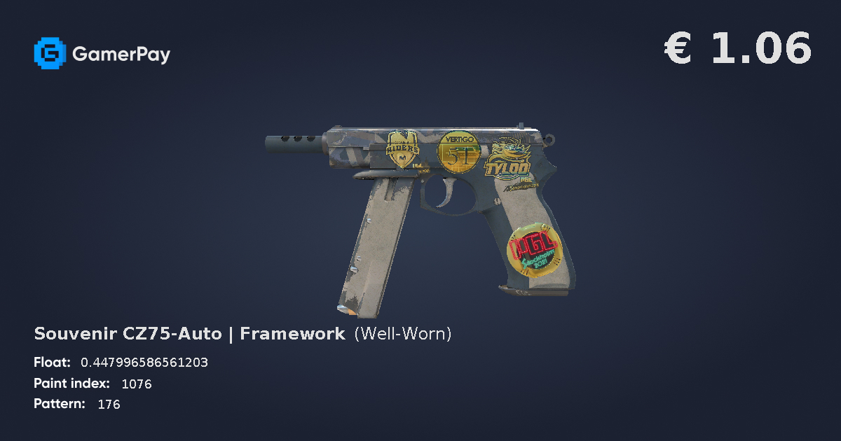 Souvenir CZ75-Auto | Framework on GamerPay