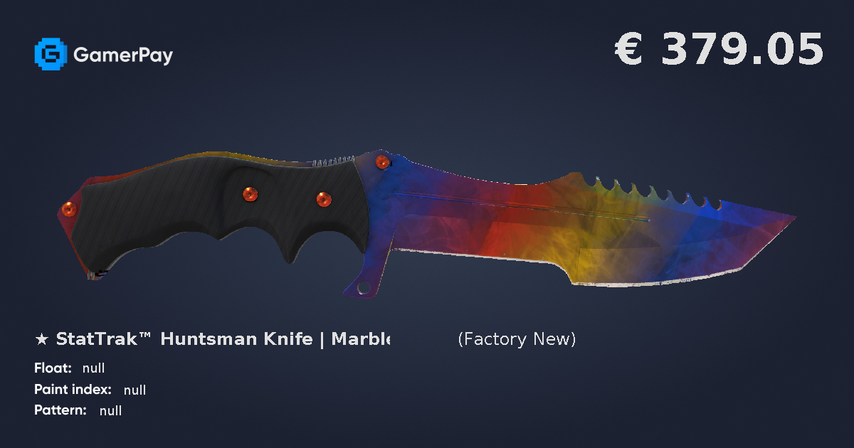 StatTrak™ Huntsman Knife | Marble Fade on GamerPay