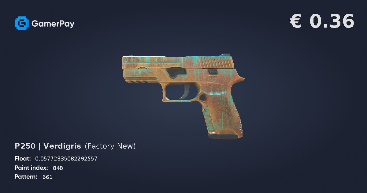 P250 | Verdigris on GamerPay