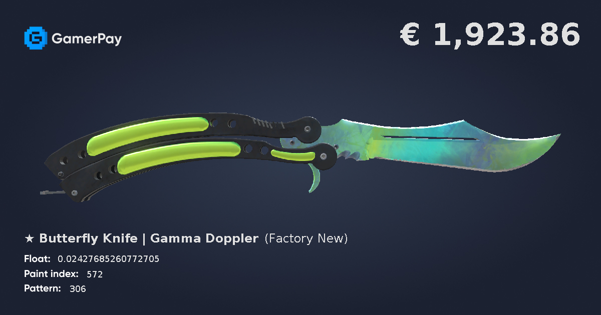 Butterfly Knife | Gamma Doppler Phase 4 on GamerPay