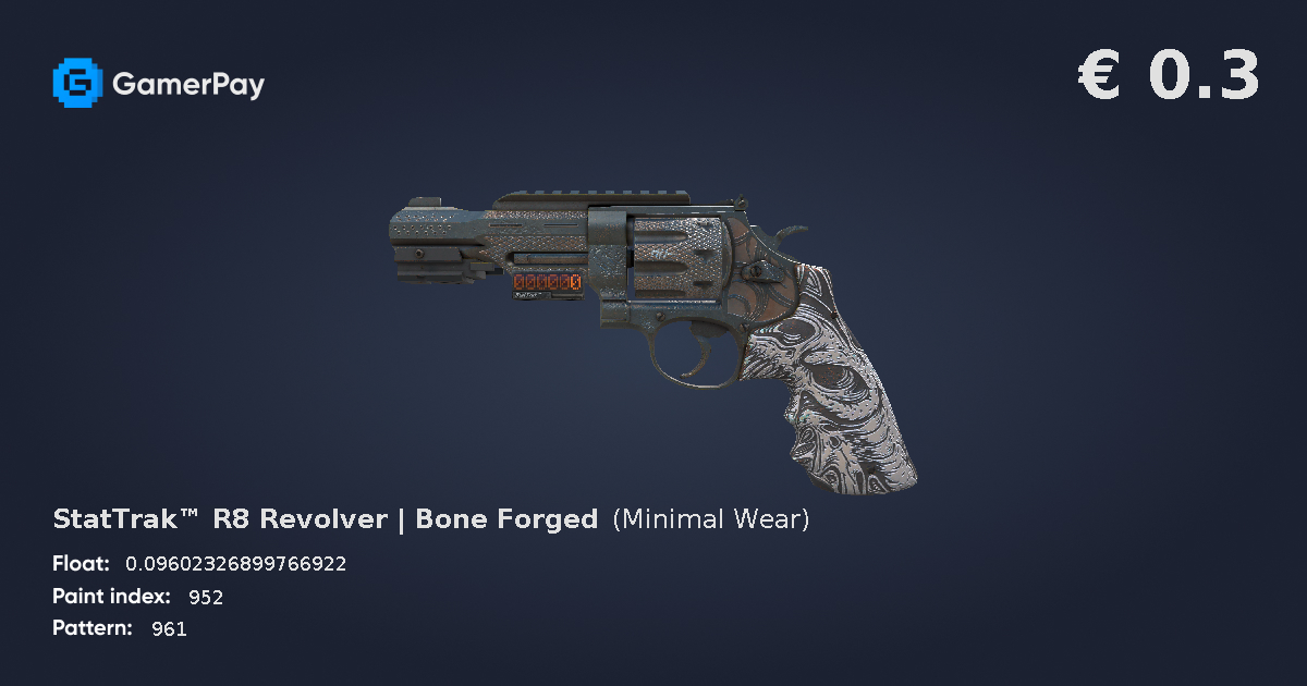 StatTrak™ R8 Revolver | Bone Forged on GamerPay