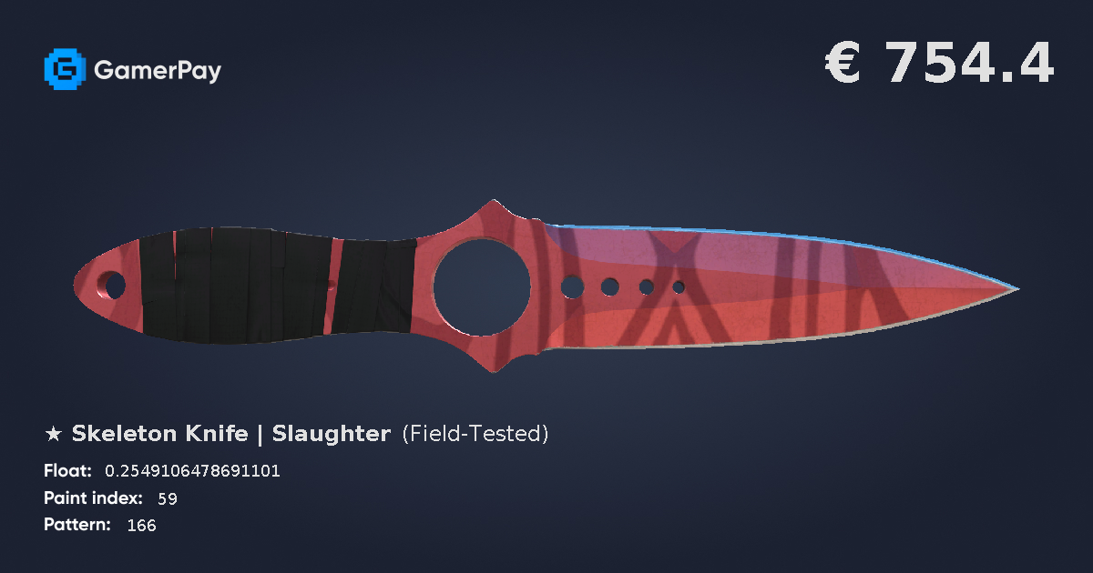 Skeleton Knife | Slaughter on GamerPay
