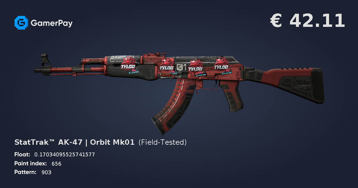 StatTrak™ AK-47 | Orbit Mk01 on GamerPay