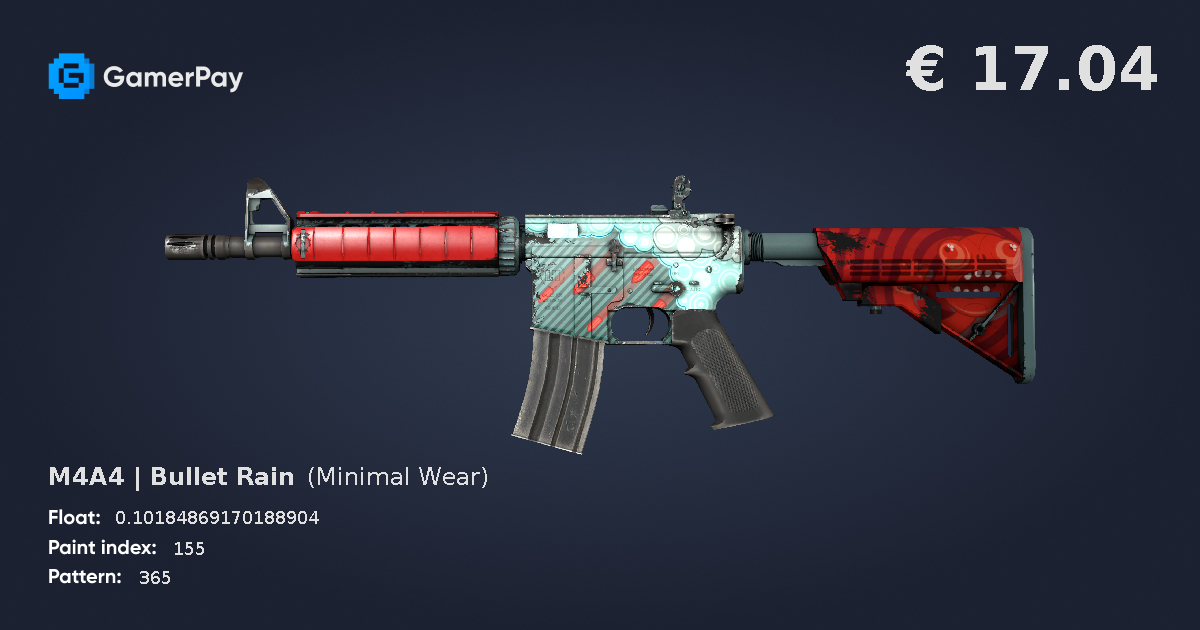 M4A4 | Bullet Rain on GamerPay