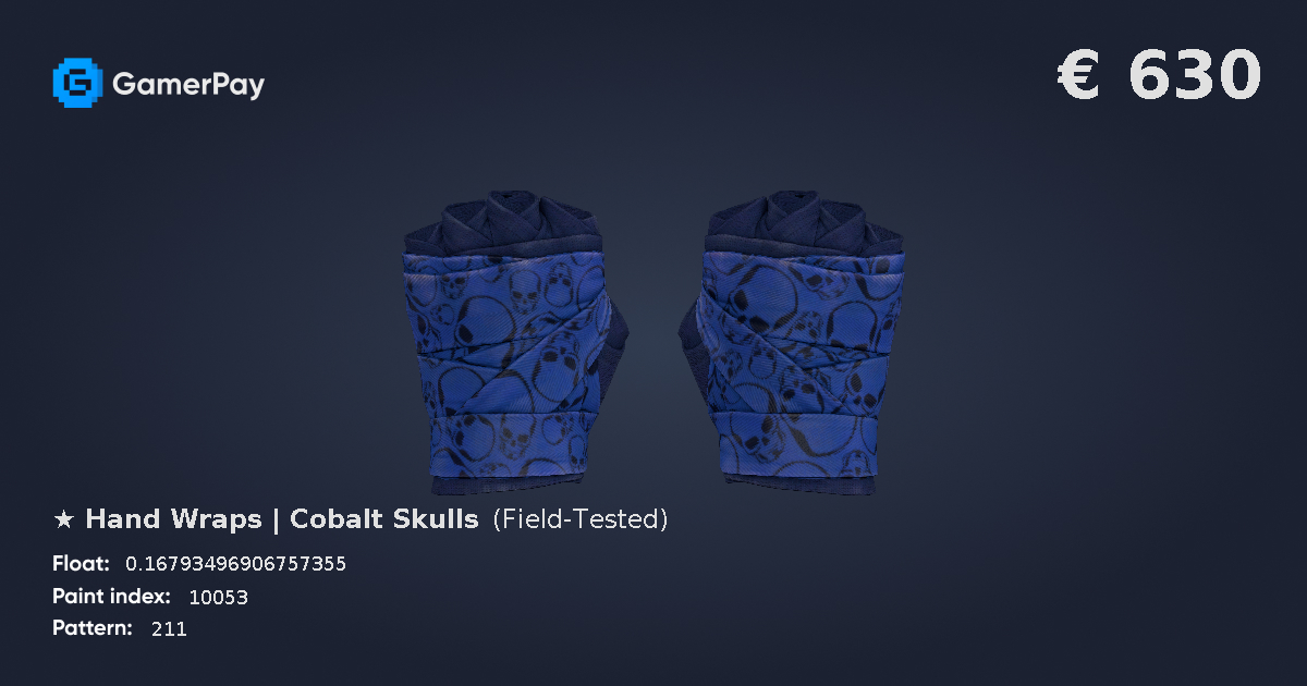 Hand Wraps | Cobalt Skulls on GamerPay