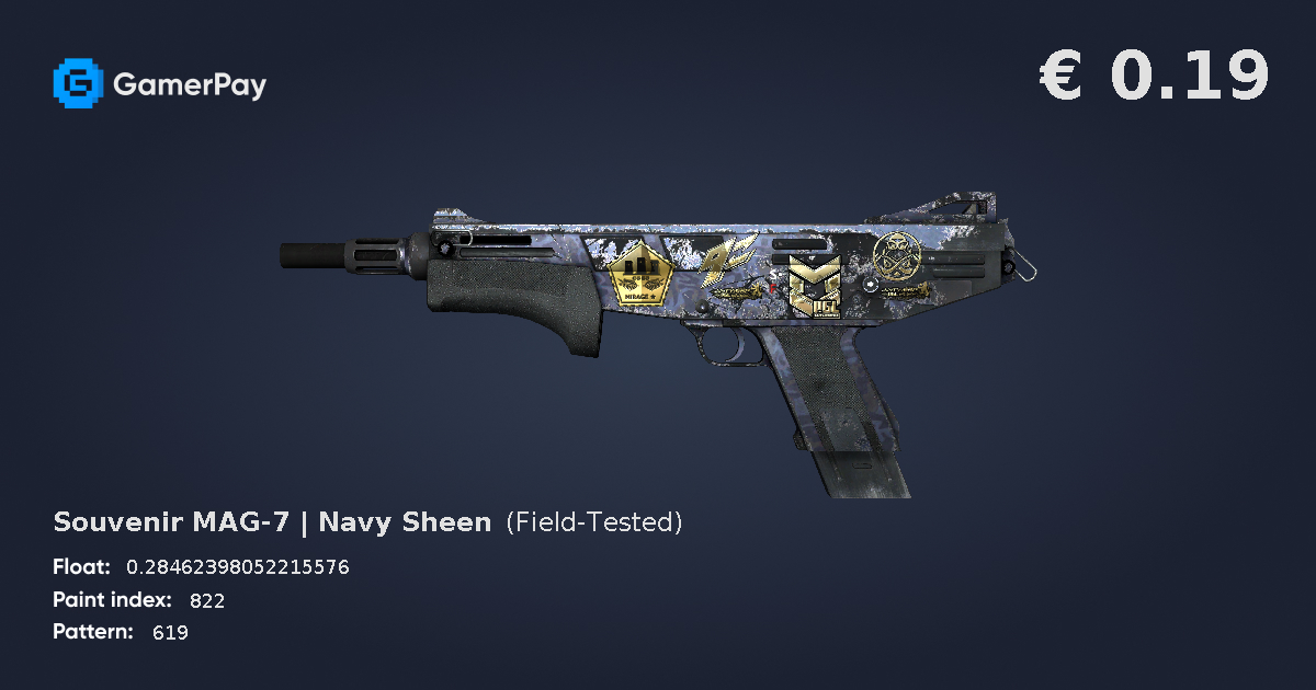 Souvenir MAG-7 | Navy Sheen on GamerPay
