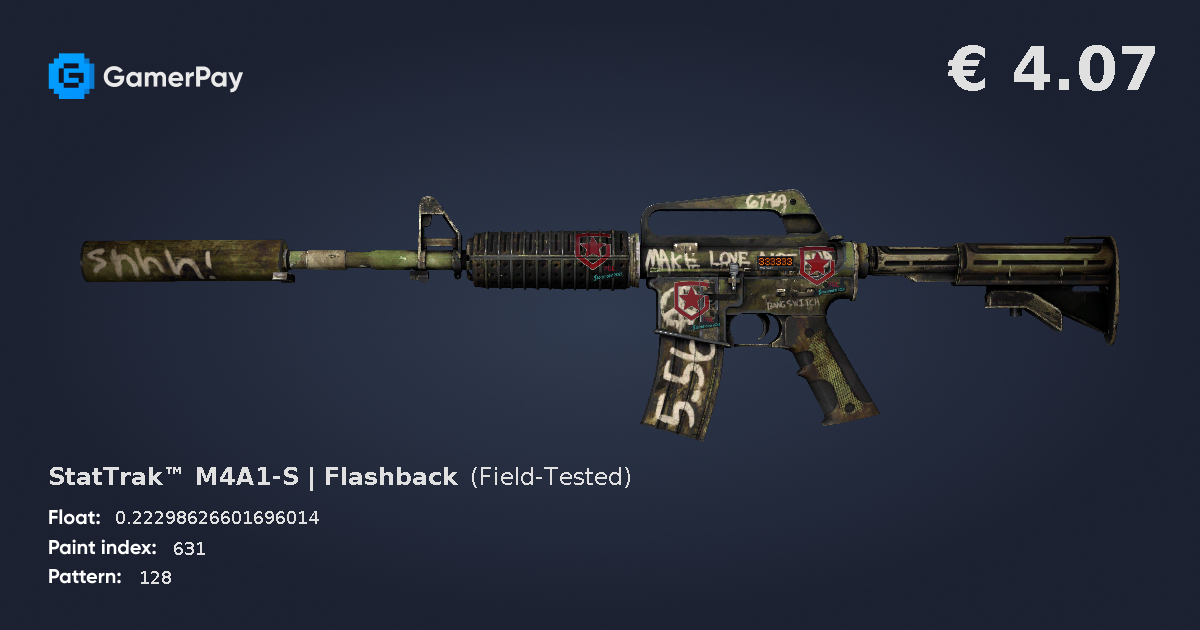 StatTrak™ M4A1-S | Flashback on GamerPay