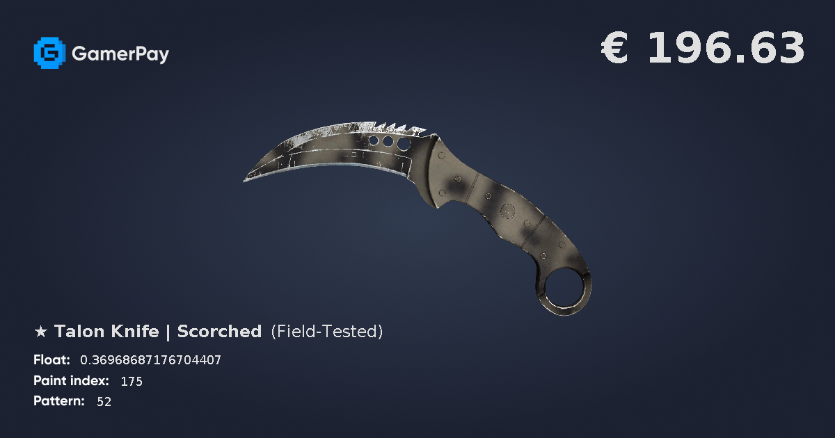 Talon Knife | Scorched on GamerPay