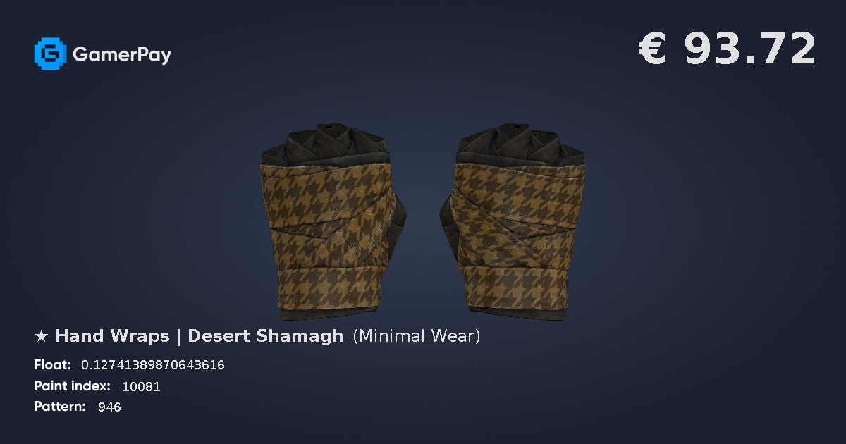 Hand Wraps | Desert Shamagh on GamerPay
