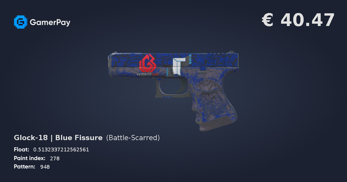 Glock-18 | Blue Fissure on GamerPay