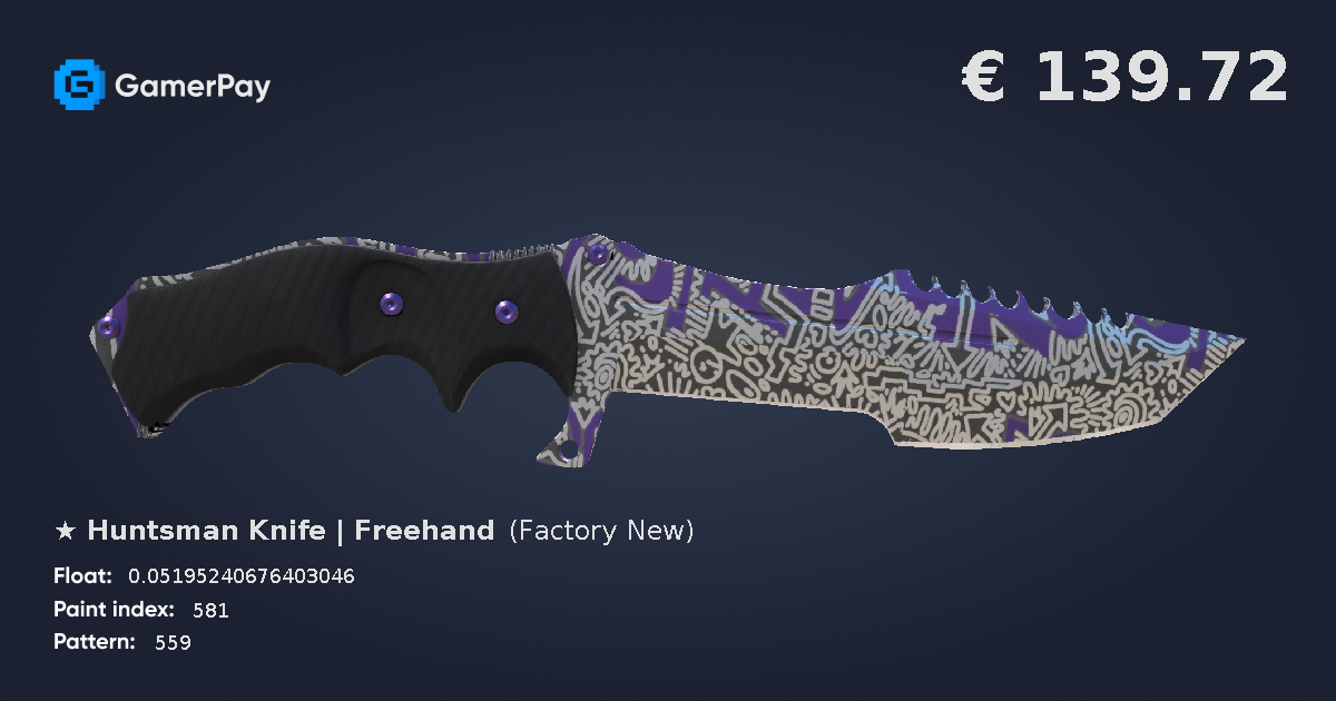 Huntsman Knife | Freehand on GamerPay