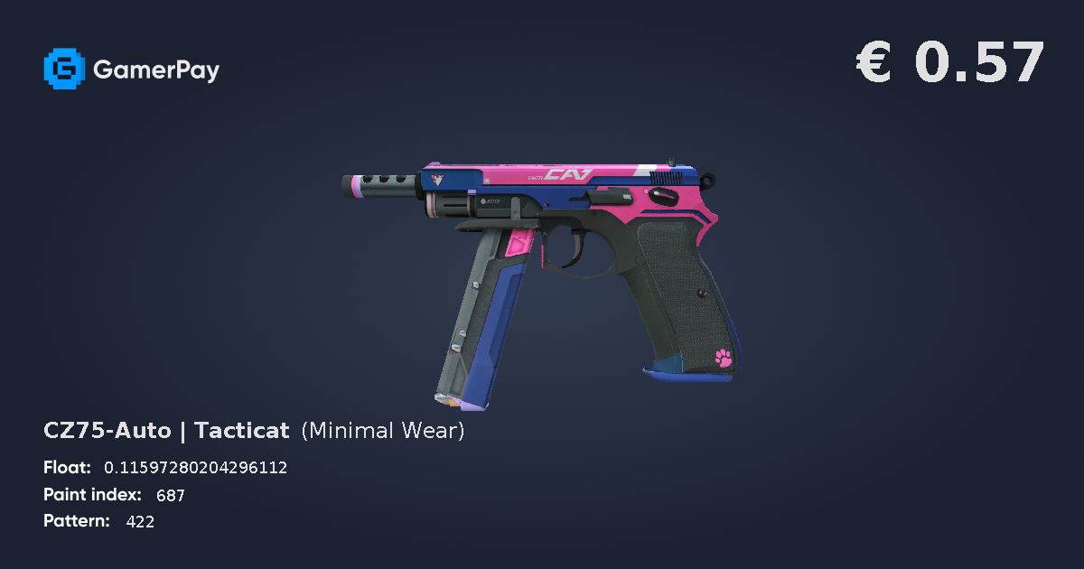 CZ75-Auto | Tacticat on GamerPay