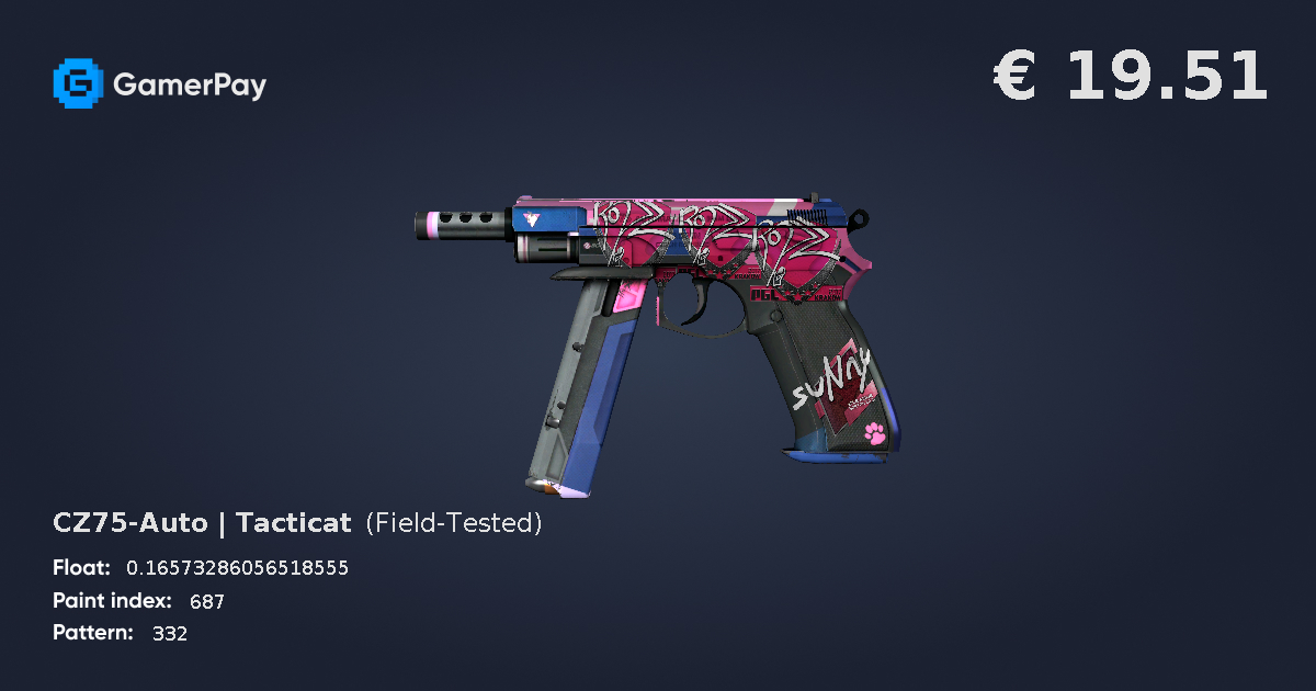 CZ75-Auto | Tacticat on GamerPay