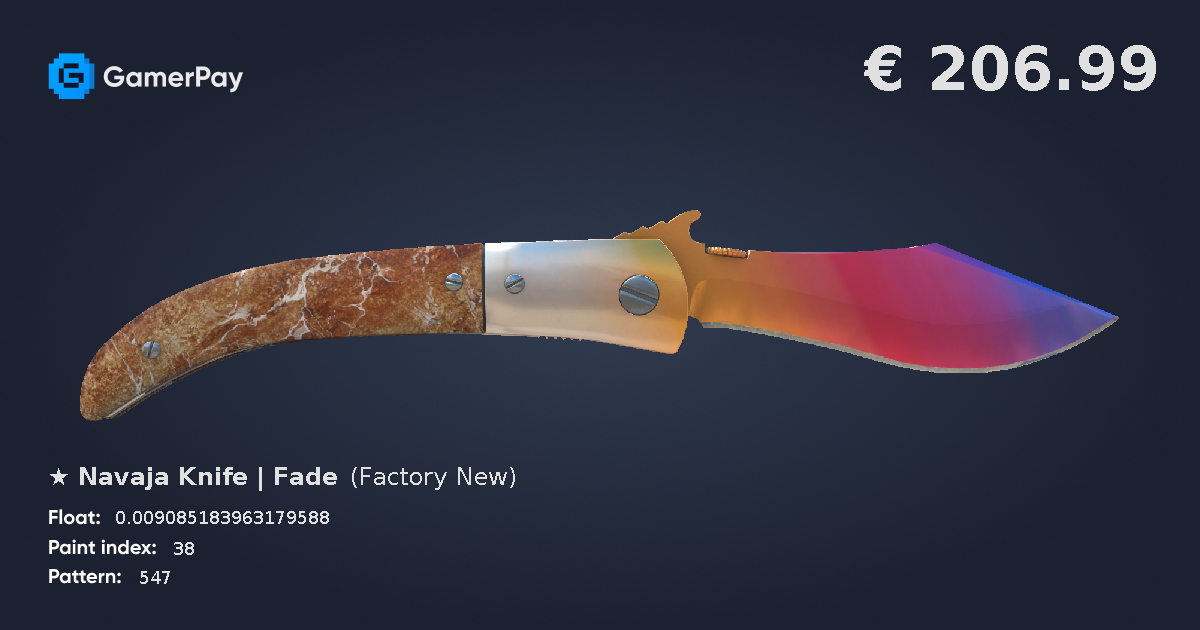 Navaja Knife | Fade on GamerPay