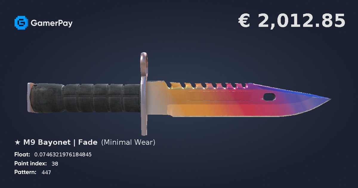 M9 Bayonet | Fade on GamerPay