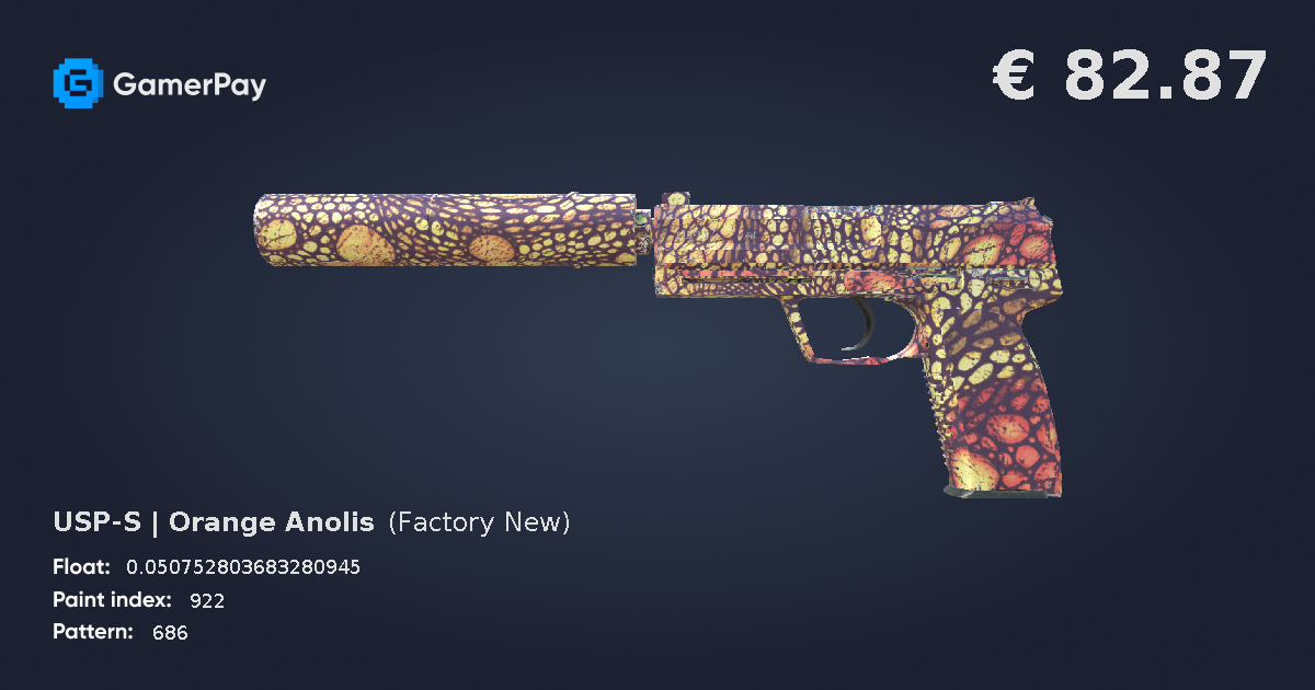 USP-S | Orange Anolis on GamerPay