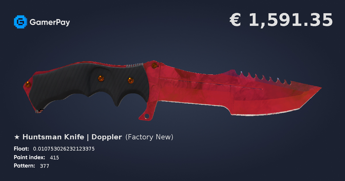 Huntsman Knife | Doppler Ruby on GamerPay