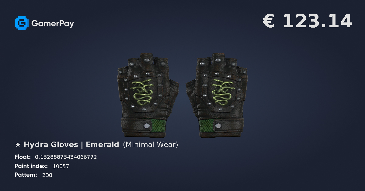 Hydra Gloves | Emerald on GamerPay