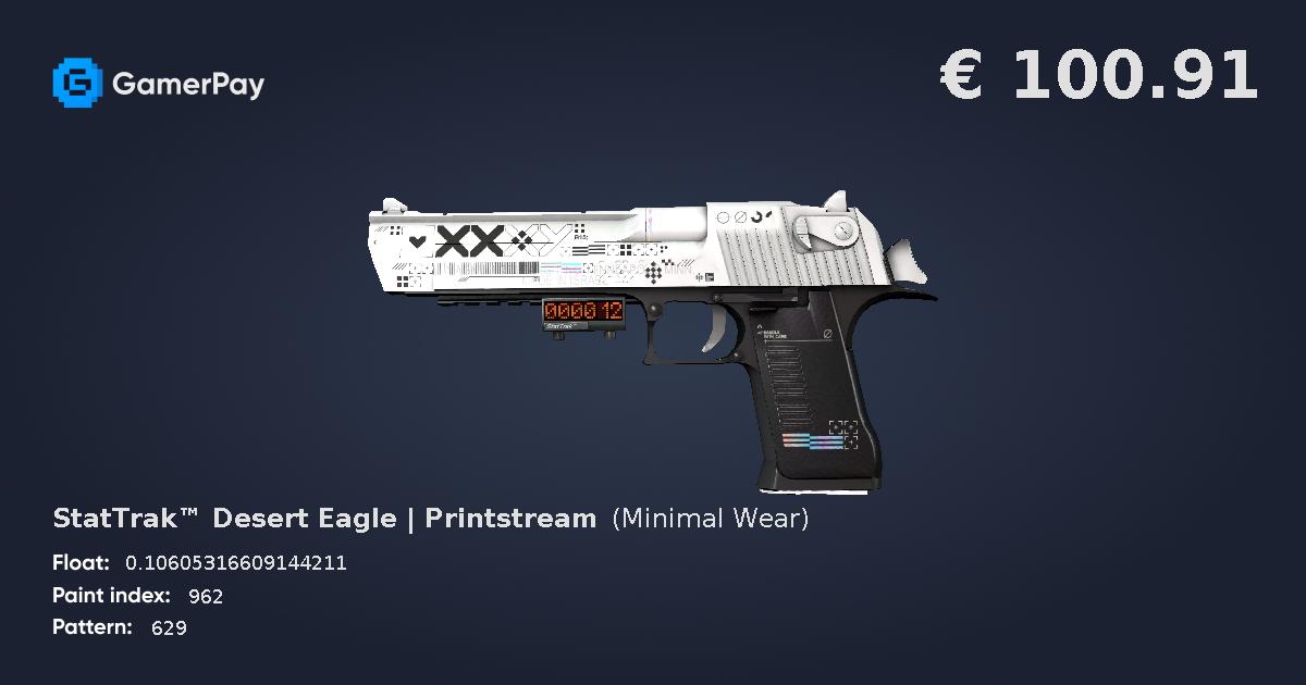 StatTrak™ Desert Eagle | Printstream on GamerPay