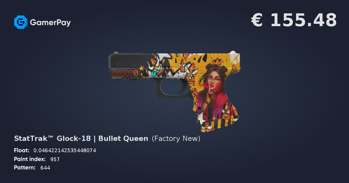 StatTrak™ Glock-18 | Bullet Queen on GamerPay