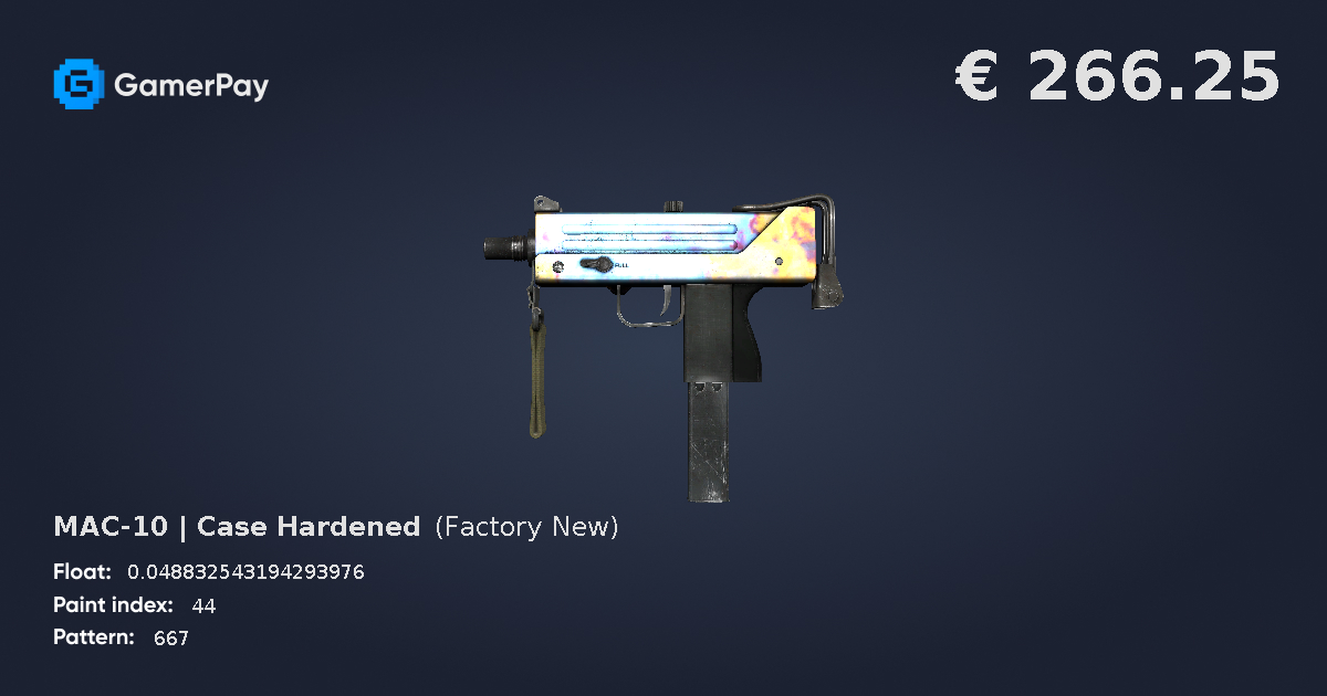 MAC-10 | Case Hardened on GamerPay