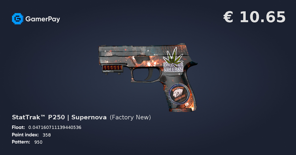 StatTrak™ P250 | Supernova on GamerPay