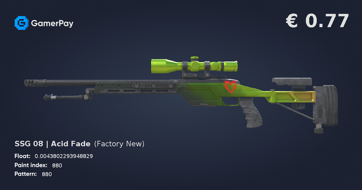SSG 08 | Acid Fade on GamerPay