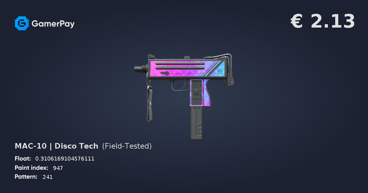 MAC-10 | Disco Tech on GamerPay