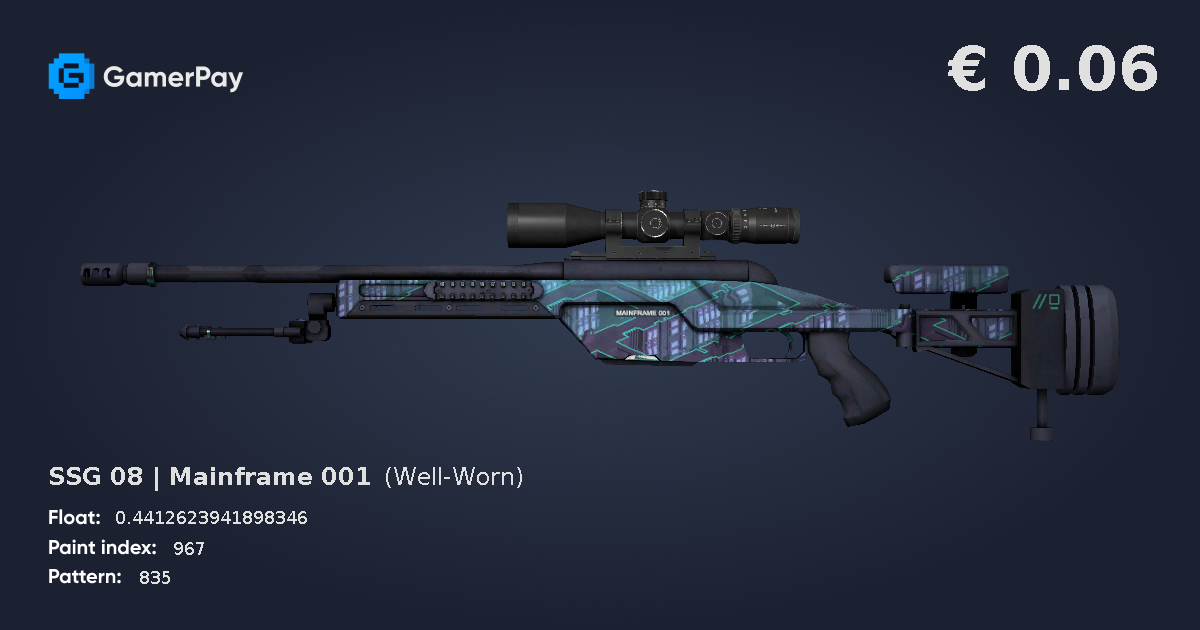 SSG 08 | Mainframe 001 on GamerPay