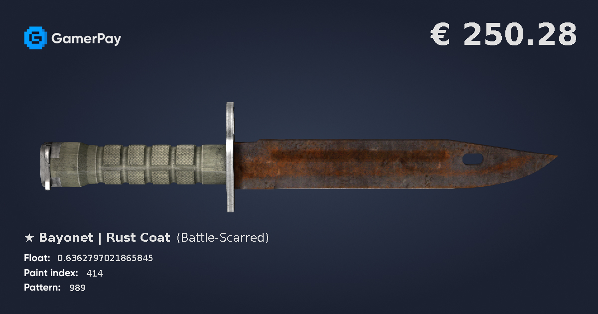 Bayonet | Rust Coat on GamerPay