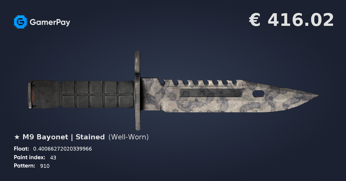 M9 Bayonet | Stained on GamerPay