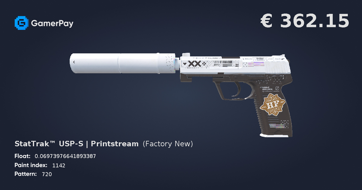 StatTrak™ USP-S | Printstream on GamerPay