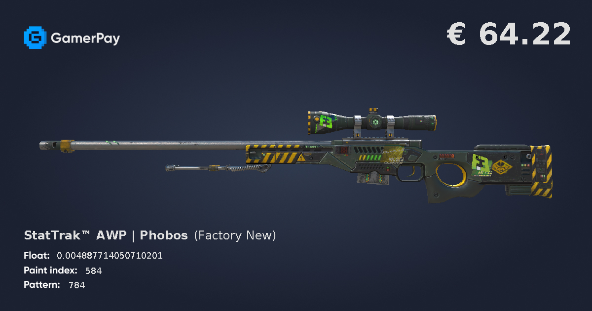 StatTrak™ AWP | Phobos on GamerPay