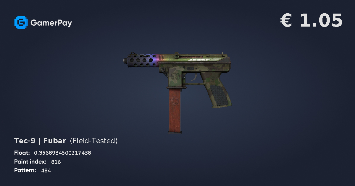 Tec-9 | Fubar on GamerPay