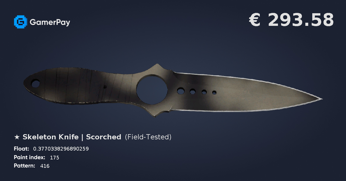 Skeleton Knife | Scorched on GamerPay