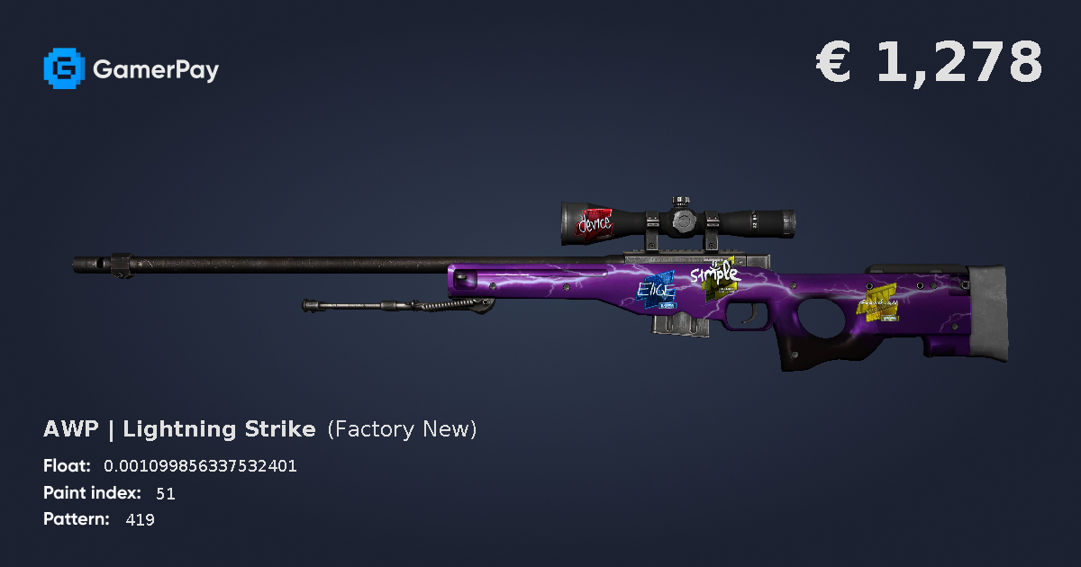 AWP | Lightning Strike on GamerPay