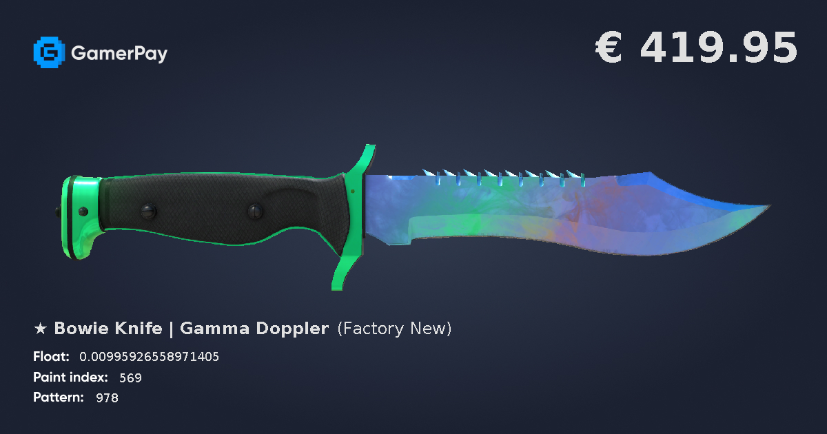 Bowie Knife | Gamma Doppler Phase 1 on GamerPay