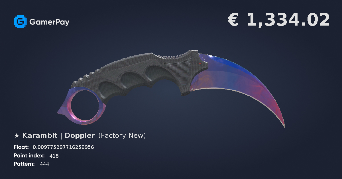 Karambit | Doppler Phase 1 on GamerPay