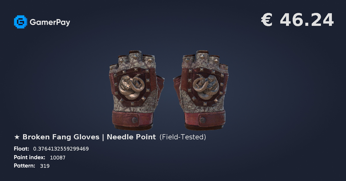 Broken Fang Gloves | Needle Point on GamerPay