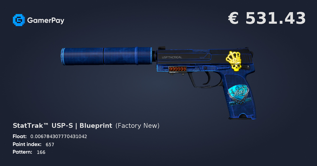 StatTrak™ USP-S | Blueprint on GamerPay
