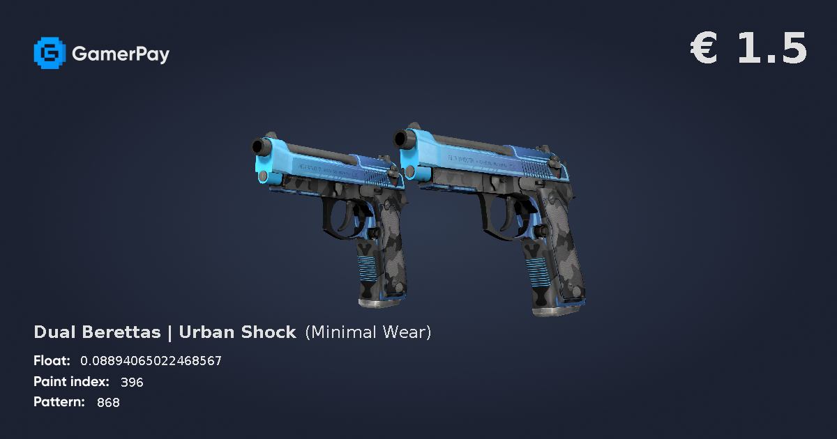 Dual Berettas | Urban Shock on GamerPay