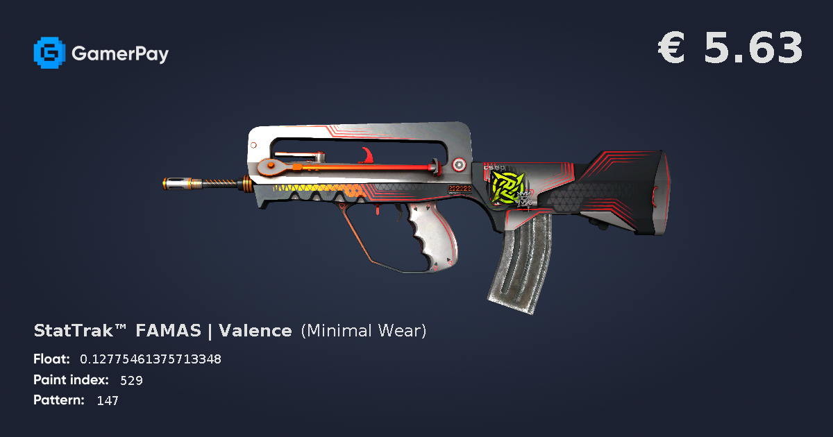 StatTrak™ FAMAS | Valence on GamerPay