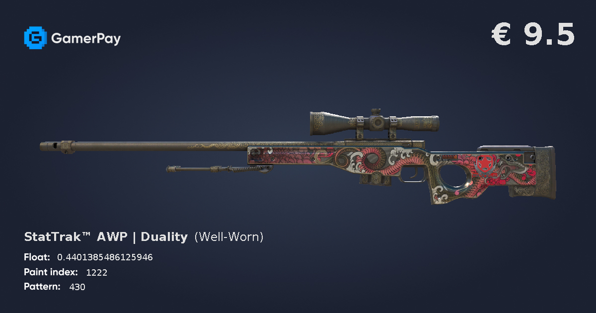 StatTrak™ AWP | Duality on GamerPay