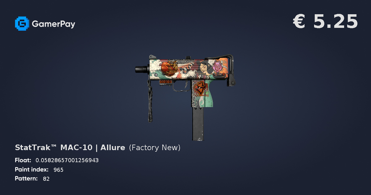 StatTrak™ MAC-10 | Allure on GamerPay