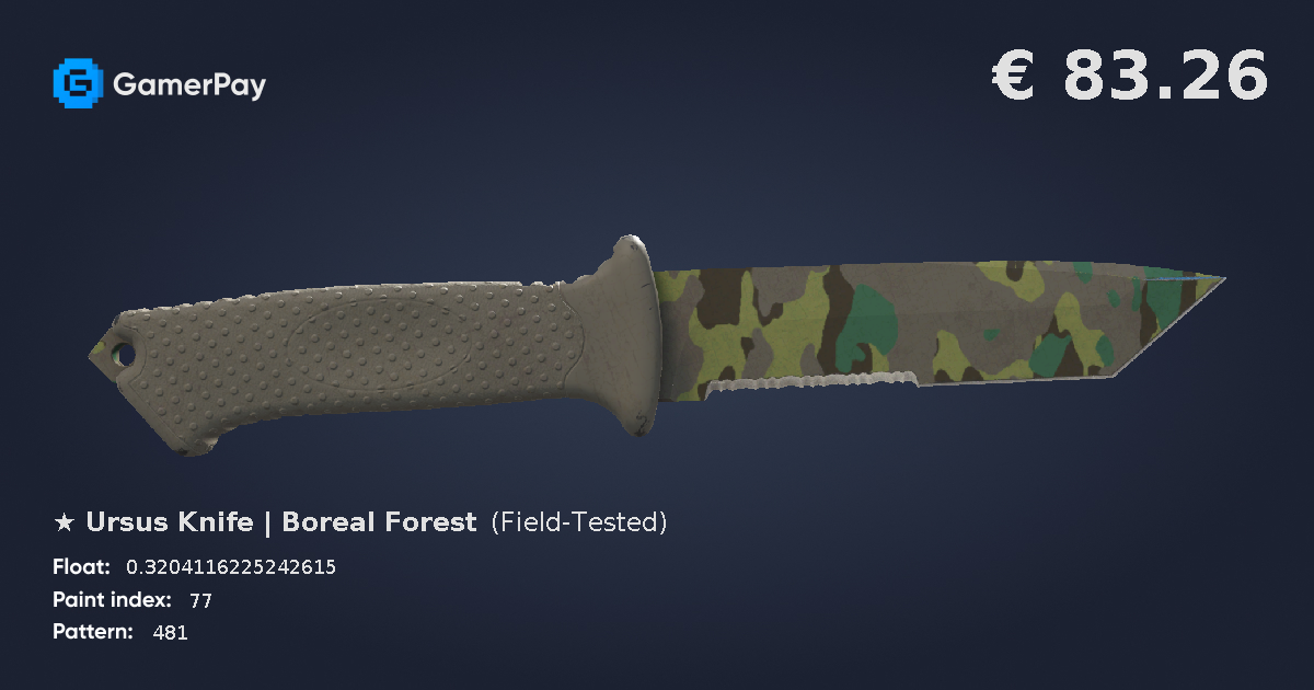 Ursus Knife | Boreal Forest on GamerPay