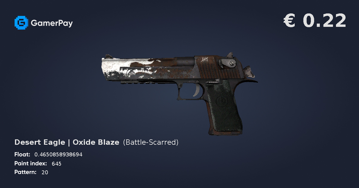Desert Eagle | Oxide Blaze on GamerPay