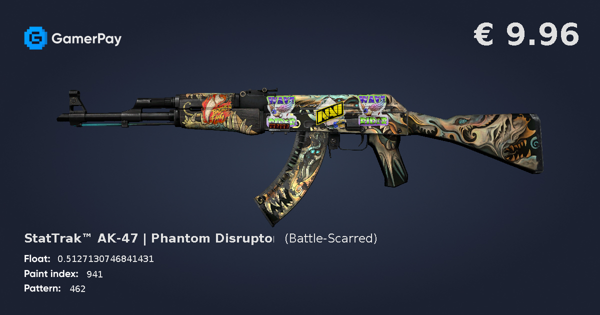 StatTrak™ AK-47 | Phantom Disruptor on GamerPay