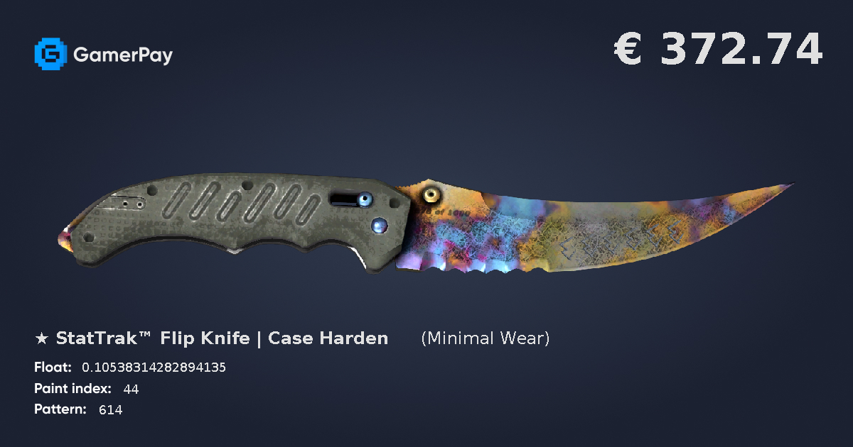StatTrak™ Flip Knife | Case Hardened on GamerPay
